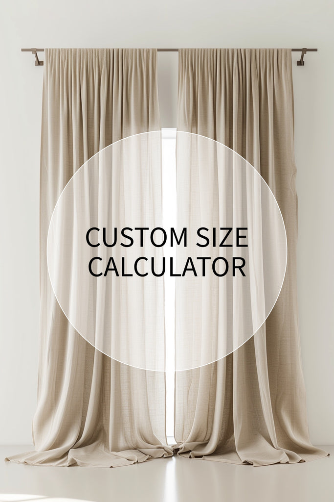 Custom Linen Curtains Size Calculator | Back 2 Linen – Back2Linen